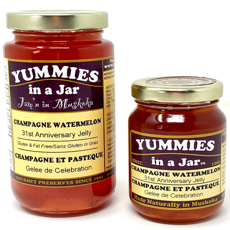Champagne Watermelon Jelly – Yummies in a Jar